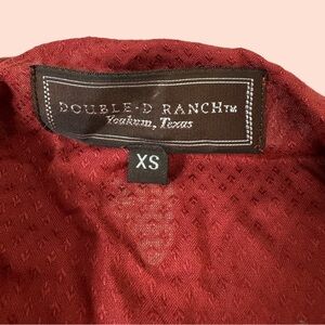 Double D Ranch | Skirts | Double D Ranch Ladies Red Tiered Western ...